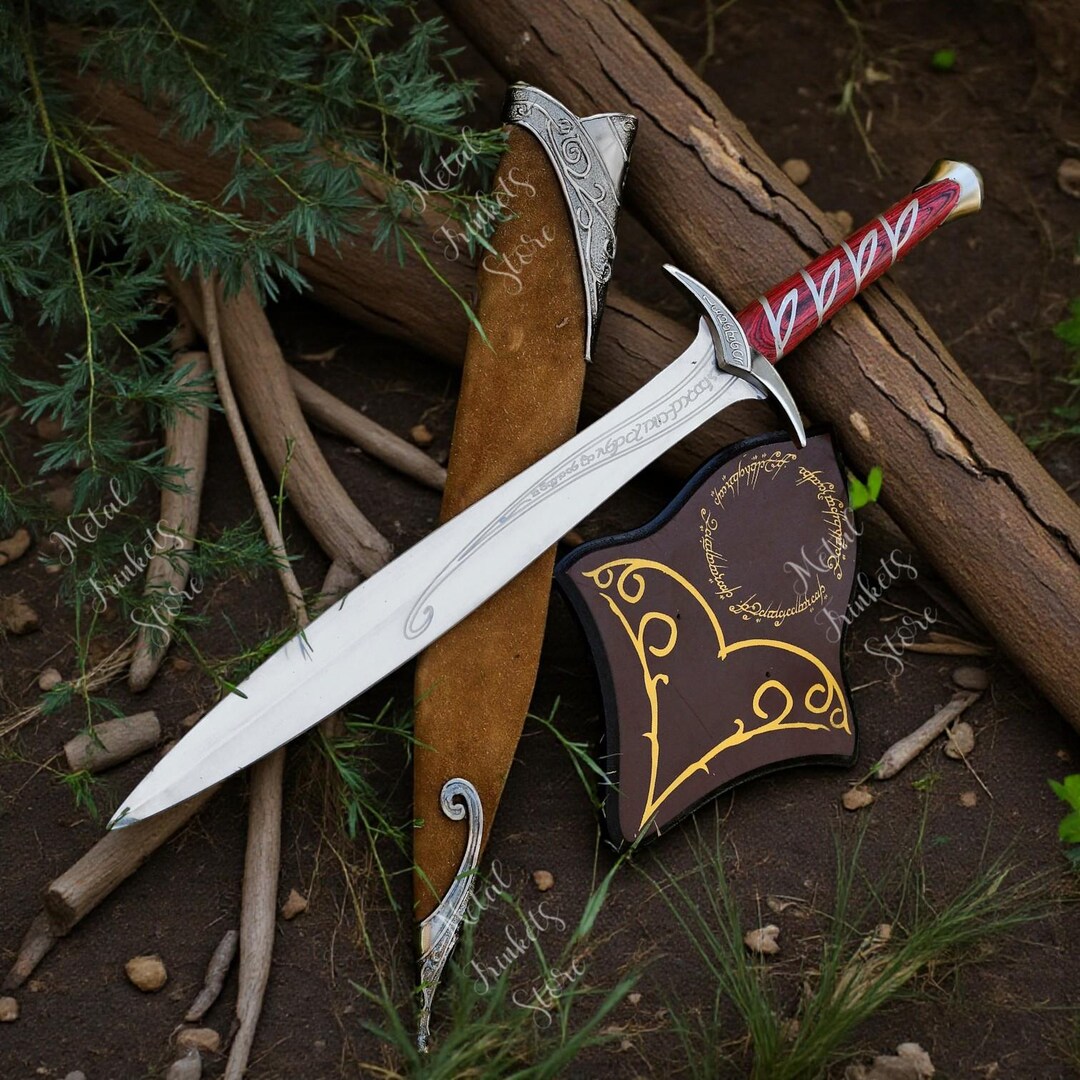 LOTR Sting Sword of Frodo Anduril | Handmade Decorative Swords | Lord ...