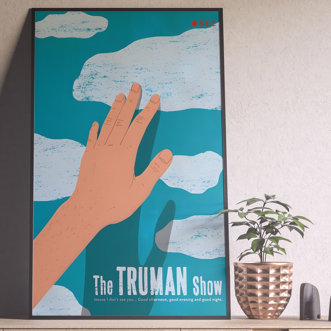 The Truman Show Poster, the Truman Show Movie Poster, Peter Weir, Movie ...