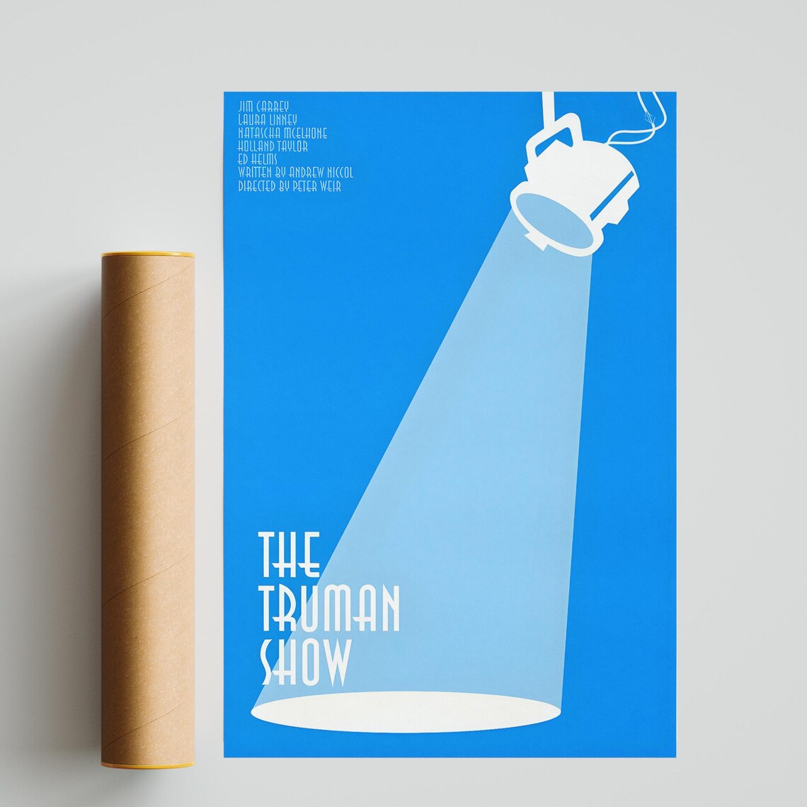 The Truman Show Poster, the Truman Show Movie Poster, Peter Weir, Movie ...