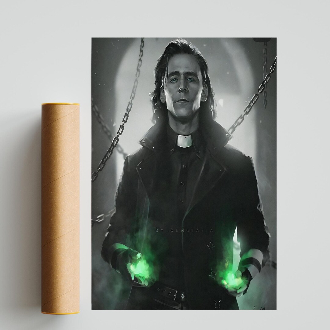 Loki Poster, Loki Print, Loki Wall Art, Marvel Home Decor, Marvel ...