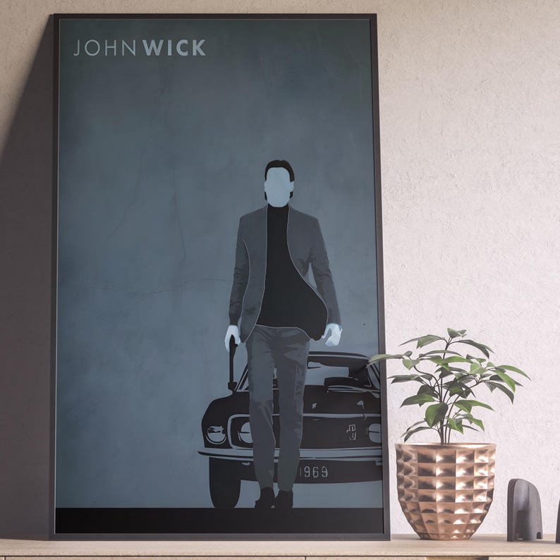 John Wick Poster, Photography Prints, John Wick Print, Keanu Reeves ...