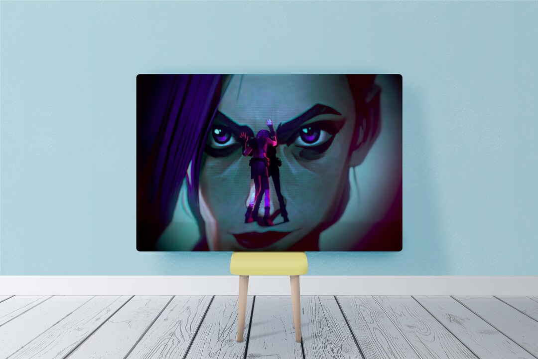 Arcane Poster, Jinx Anime Poster, Arcane Wall Art, Arcane Netflıx Jinx ...