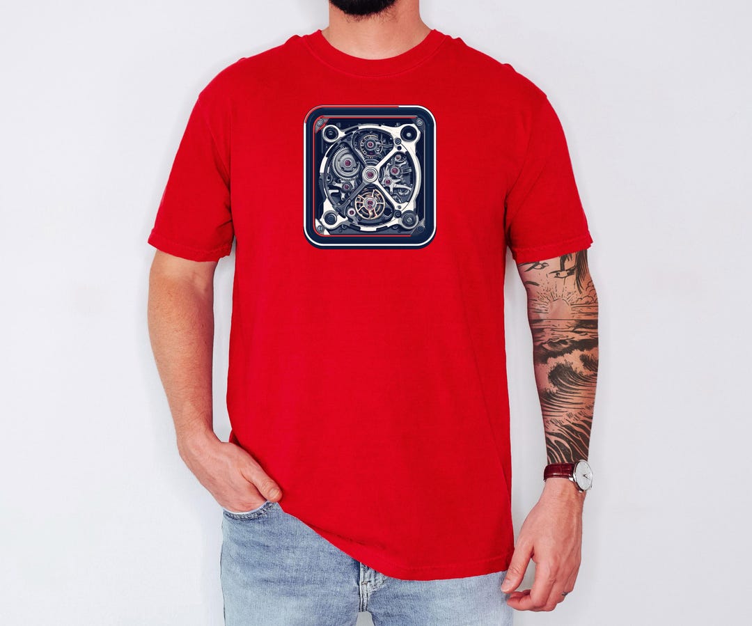 Vintage Watch Mechanism T-shirt, Retro Tee, Unisex Graphic Shirt, Gift ...
