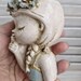 Candle in Gypsum Pots Gypsum Girl Gypsum Art Home Decor Handmade Gift ...