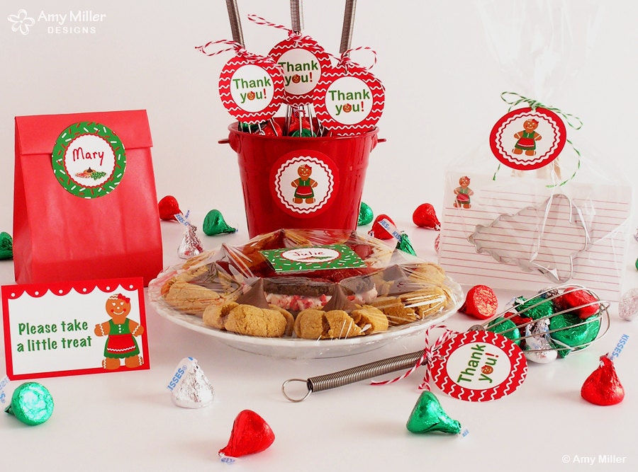 Holiday Cookie Exchange Party Invitation Kit, DIY Printable Cookie Swap ...