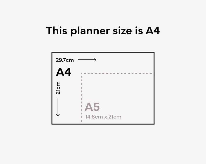 A4 Daily Planner Printable To-do List White Minimal - Etsy
