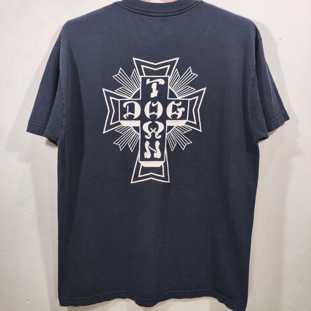 Dogtown Vintage 2000s Men's T Shirt DOGTOWN Logo Brand Blue Large - Etsy