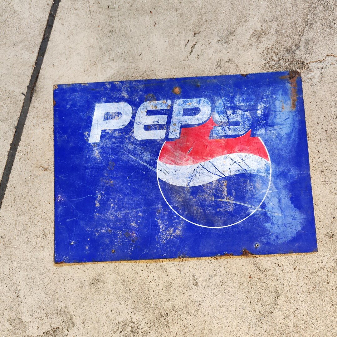 Pepsi Tray Metal Square Vintage - Etsy