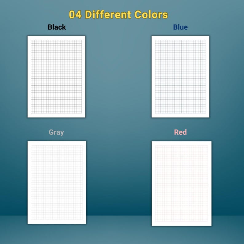 Paquete de papel cuadriculado, papel cuadriculado imprimible, papel cuadriculado, punto de cruz ...