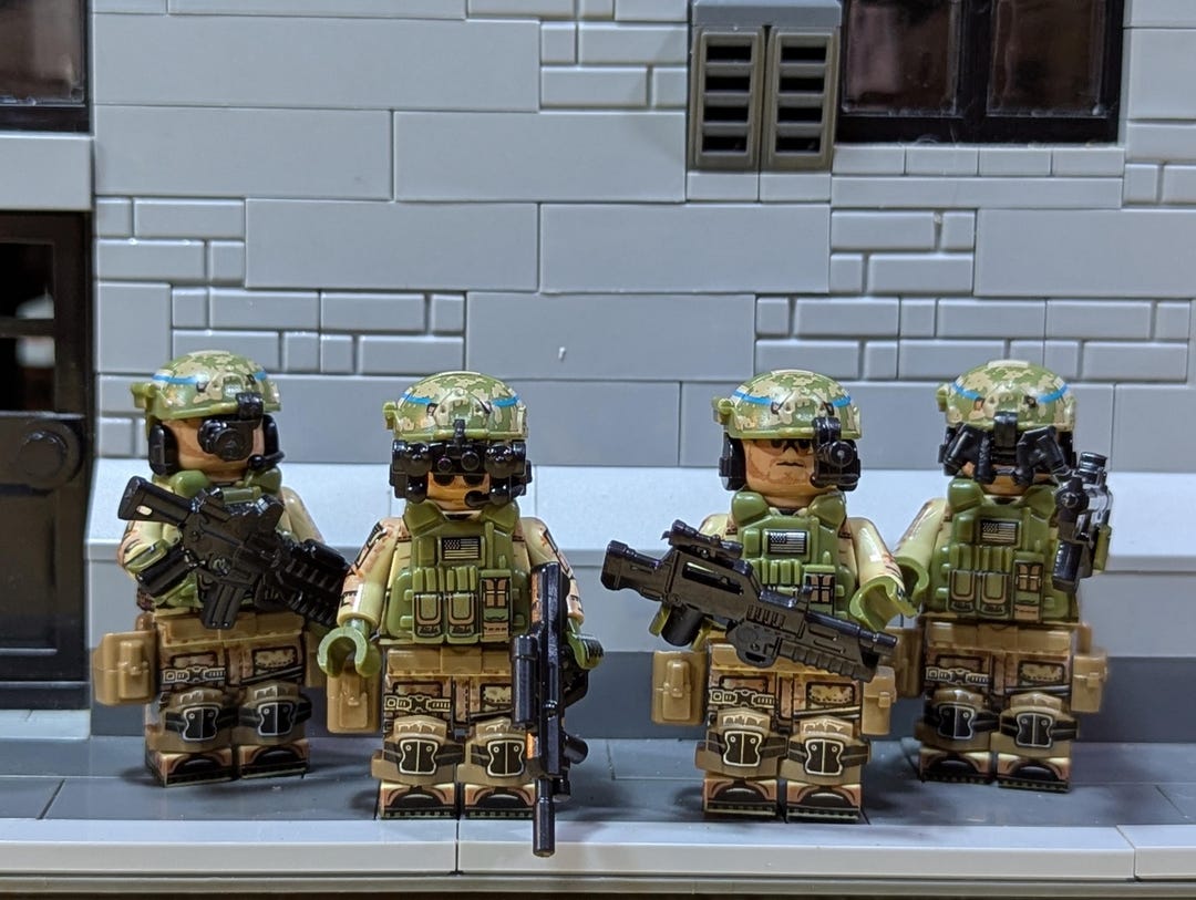 SET 26 Custom LEGO Action Toy Sets: Swat, Spetsnaz, Police, Navy Seals ...