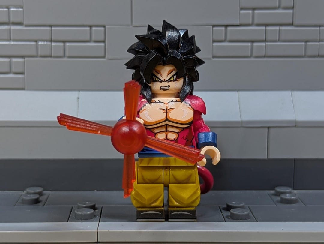 Dragon Ball Goku Saiyan 4 in Anime Dragon Ball Fig Custom Fig Goku ...
