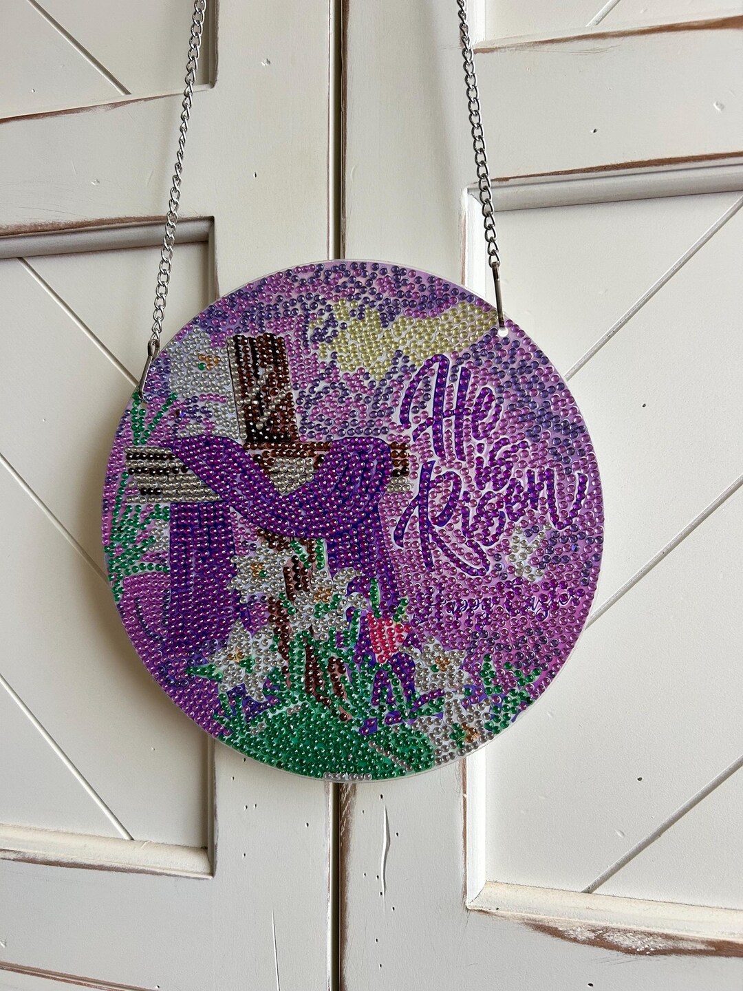 Easter Diamond Art Painting He is Risen Door and Wall Hangings. - Etsy