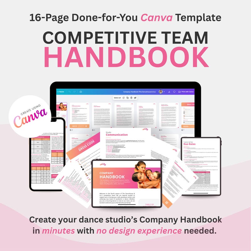 Dance Tryout Editable - Etsy