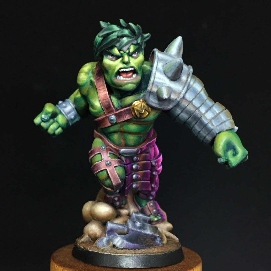 Marvel United World War Hulk Gladiator Chibi Miniature Painted - Etsy