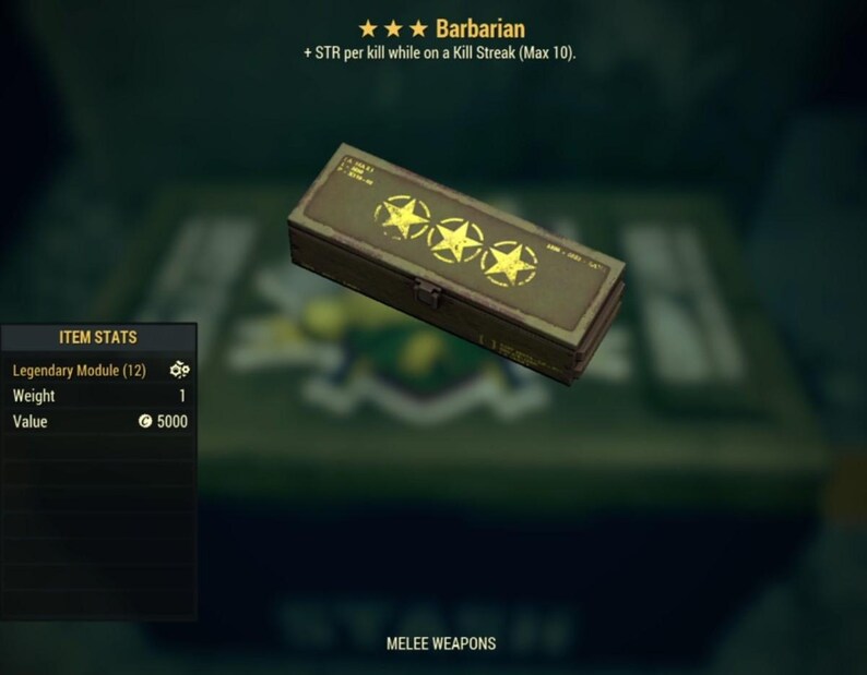 Fallout 76 1-2-3 Star Legendary Mod Boxes (X-BOX Only) 10-pack - Etsy