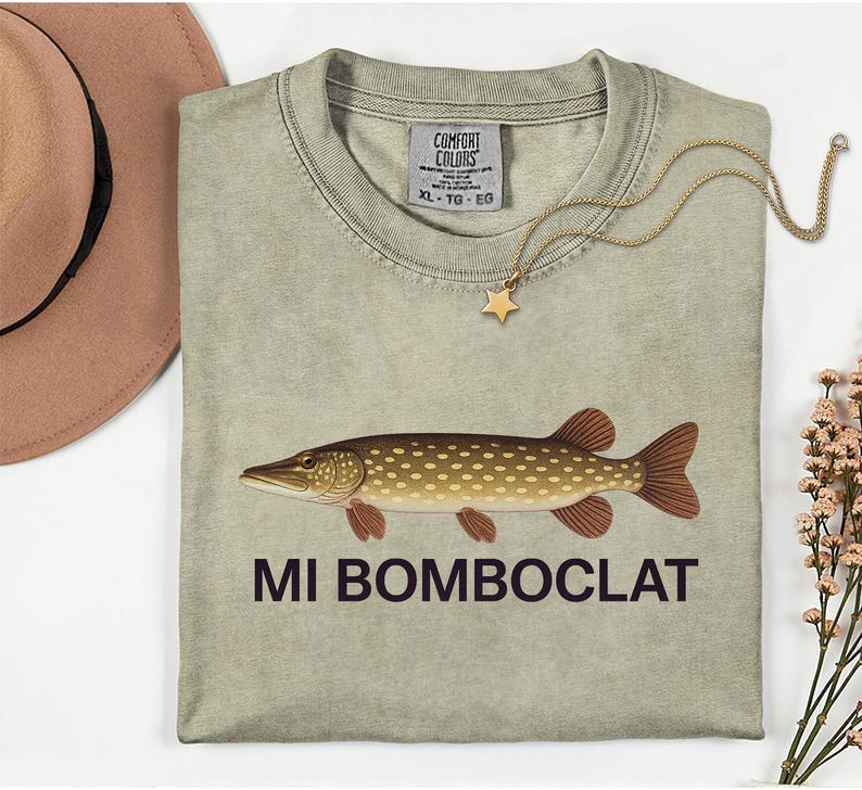 Mi Bomboclat Fish Meme Shirt - Gen Z Humor Tee - Etsy