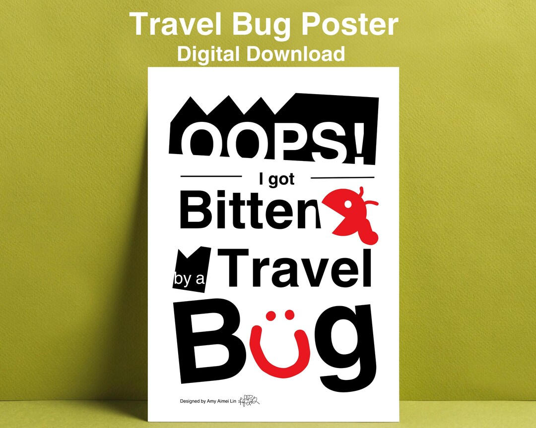 Travel-inspired Typography Art Posters | Travel Bugs | Wall Art | Swiss ...