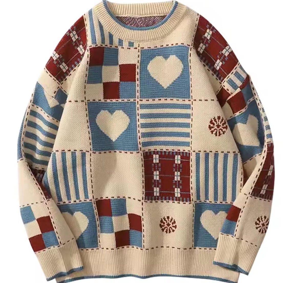 Suéter De Amor Vintage Para Hombre, Ropa Informal Estilo Hip Hop 2025 ...