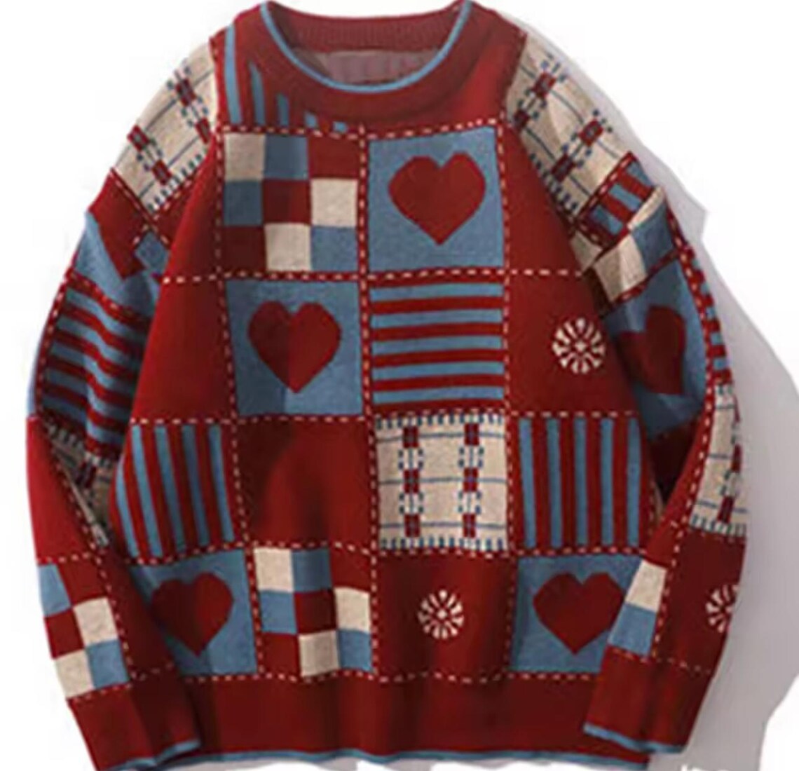 Suéter De Amor Vintage Para Hombre, Ropa Informal Estilo Hip Hop 2025 ...