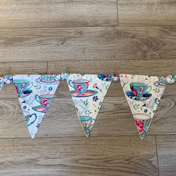 Teacup Bunting - Etsy