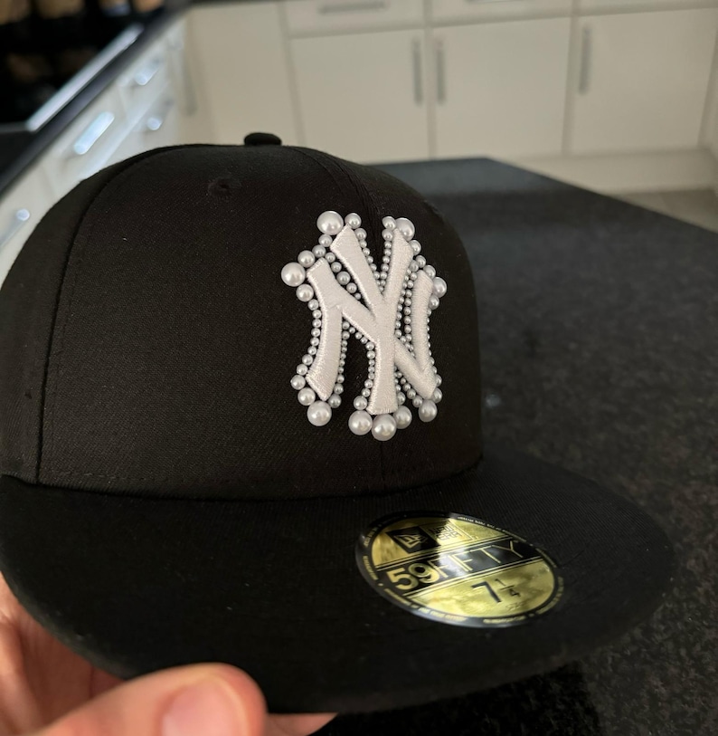 Custom Pearl New Era 59FIFTY Fitted Cap - Etsy