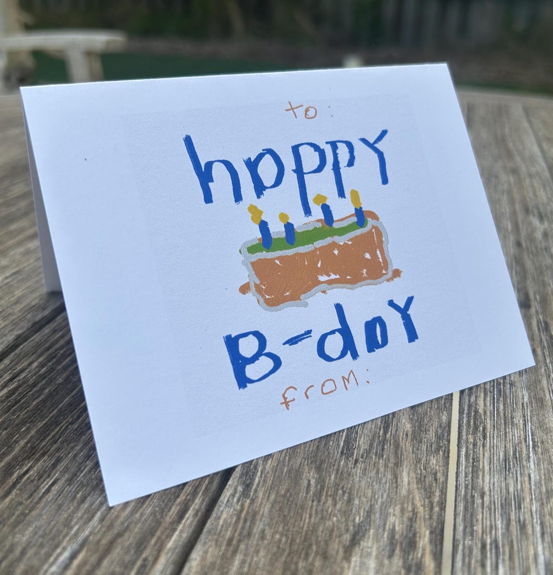 Birthday Card Canva Template - Etsy