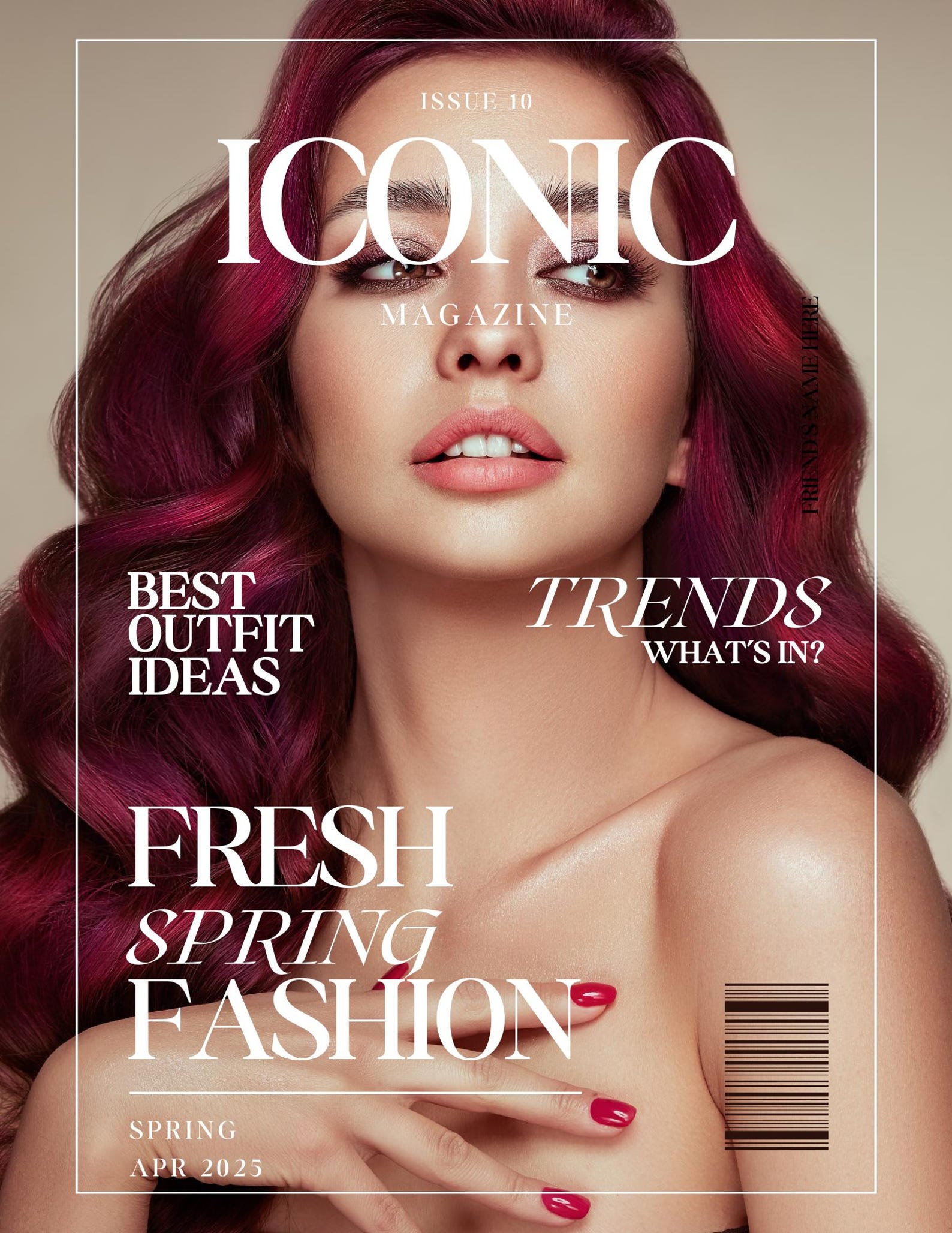 Birthday Magazine Template Canva, Magazine Gift, Personalized Birthday ...