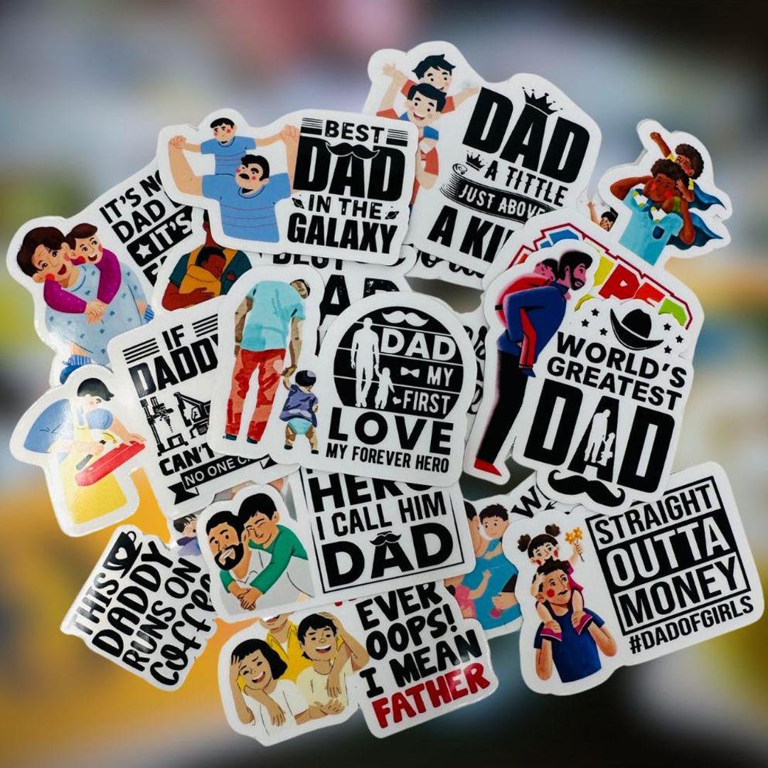 Best Dad Ever Sticker|decal Vinyl Waterproof|dad Gift|father's Day ...