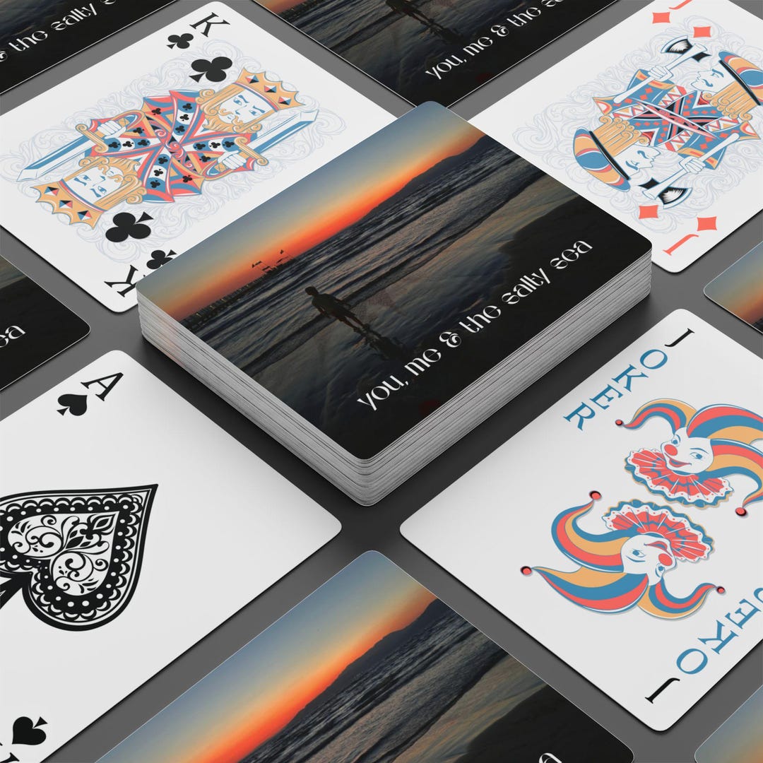 Custom Poker Playing Cards Set, Unique Gift for Gamers, Card Game ...
