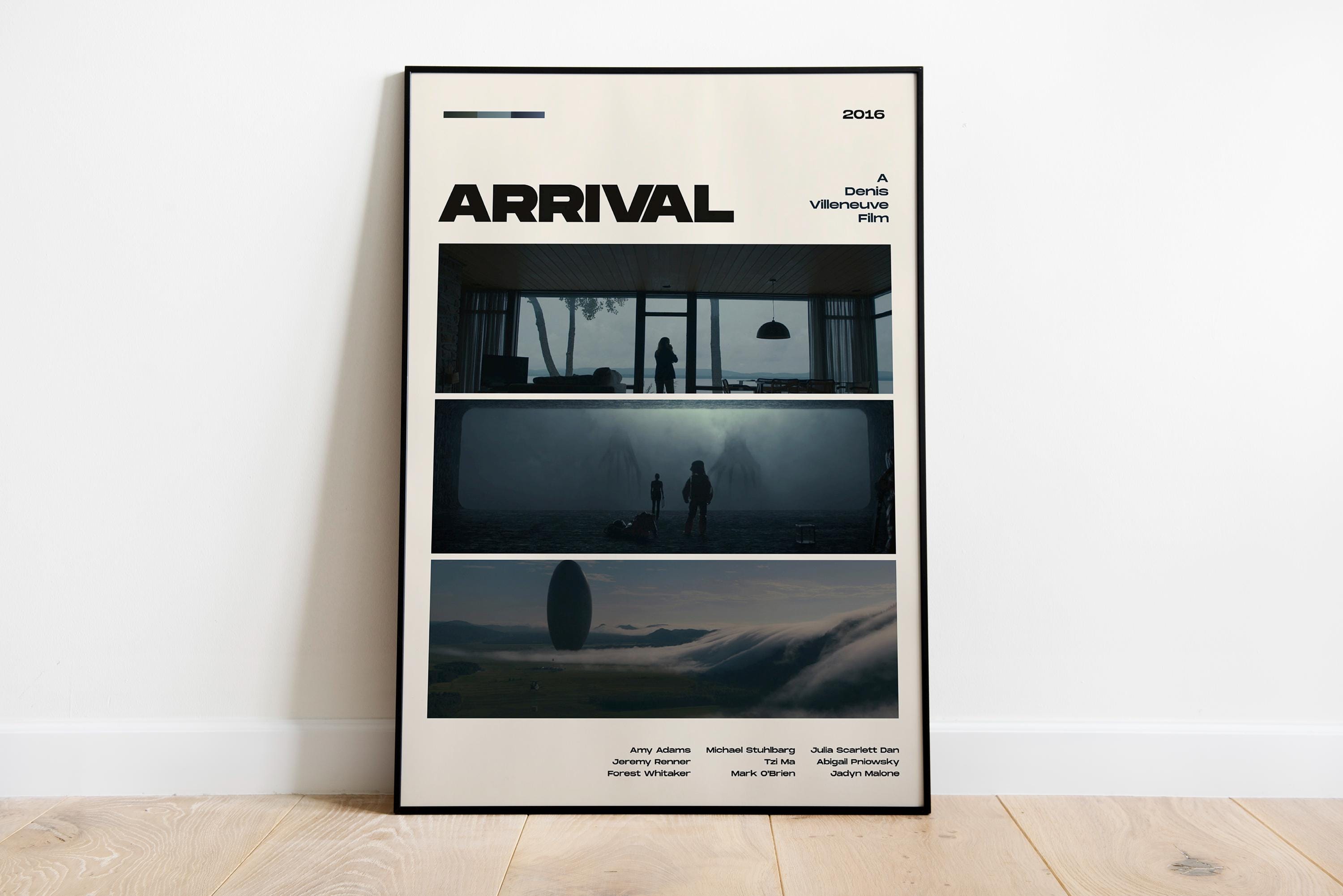 Arrival Poster, Arrival Movie Poster, Movie Poster, Midcentury Modern ...