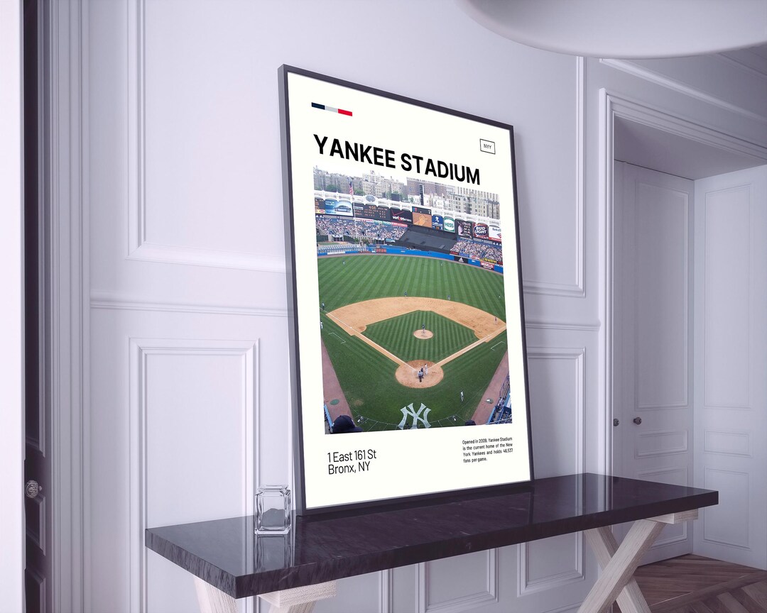 Yankee Stadium Poster, New York Yankees Poster Print, MLB Stadium ...