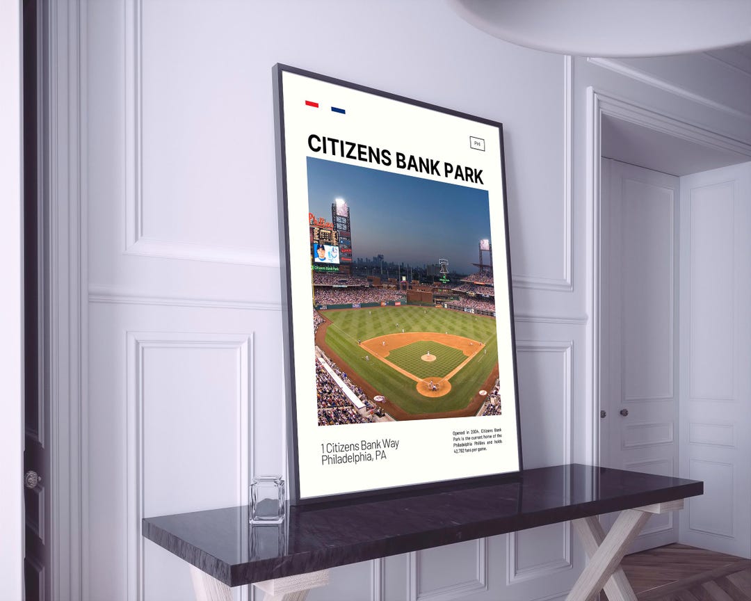 Citizens Bank Park Poster, Philadelphia Phillies Poster Print, MLB ...