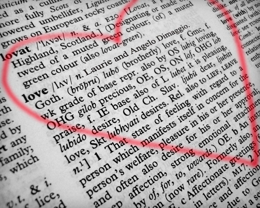 Dictionary Art Print Custom Canvas Art Boyfriend Gift - Etsy