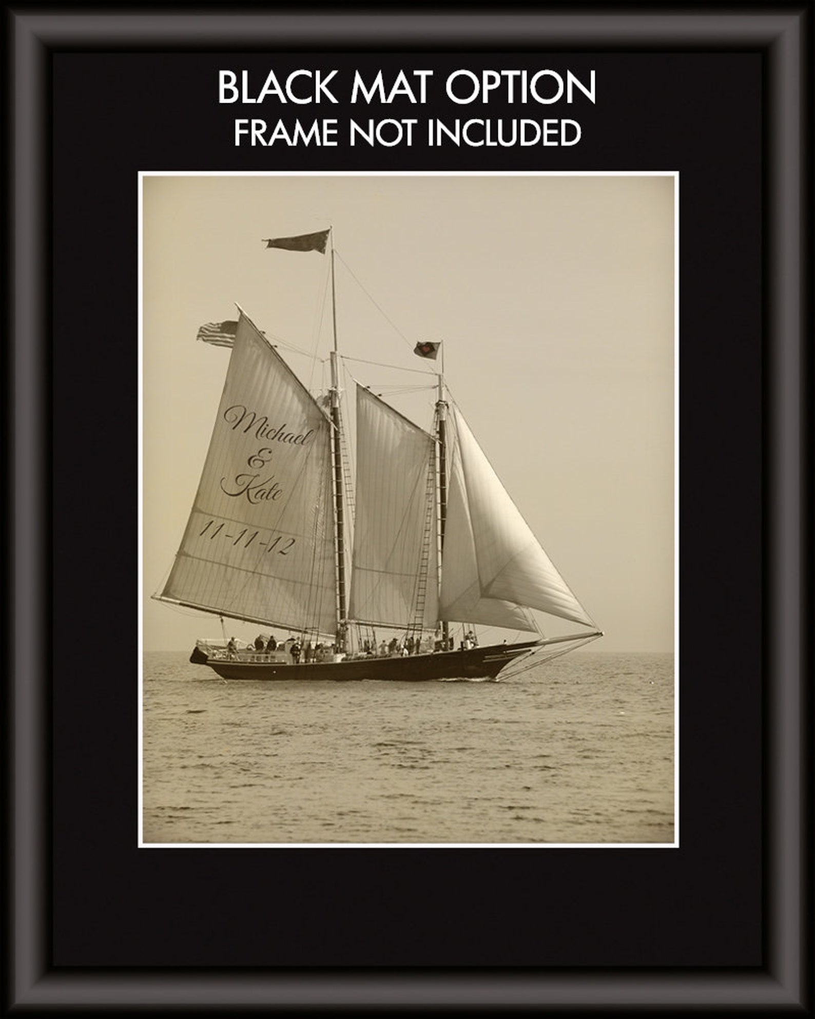 Personalized Sailboat Print Sailboat Art Sailboat Decor | Etsy