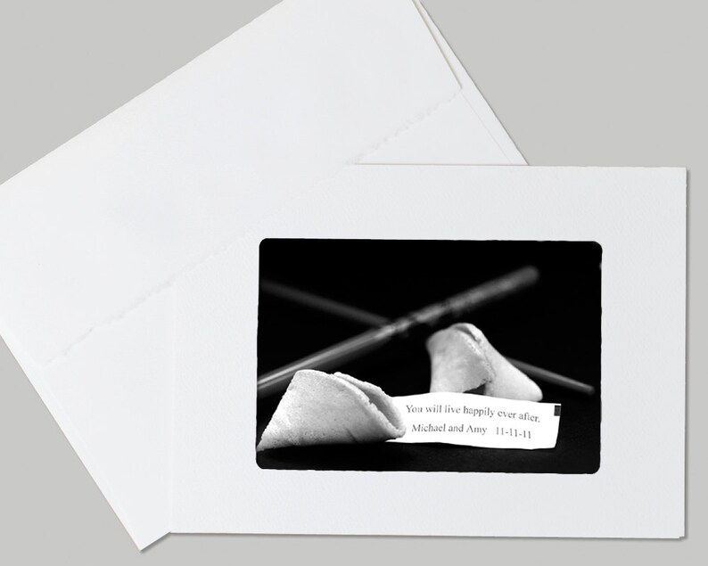 Personalized Fortune Cookie Card- Folded With Envelope- Your Own ...