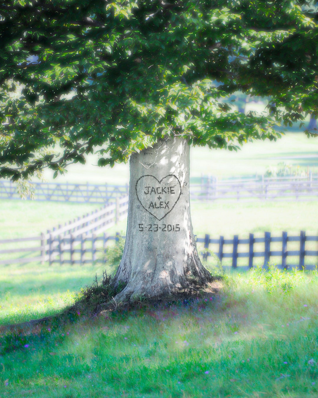 Personalized Tree Art Tree Wall Art Custom Print - Etsy