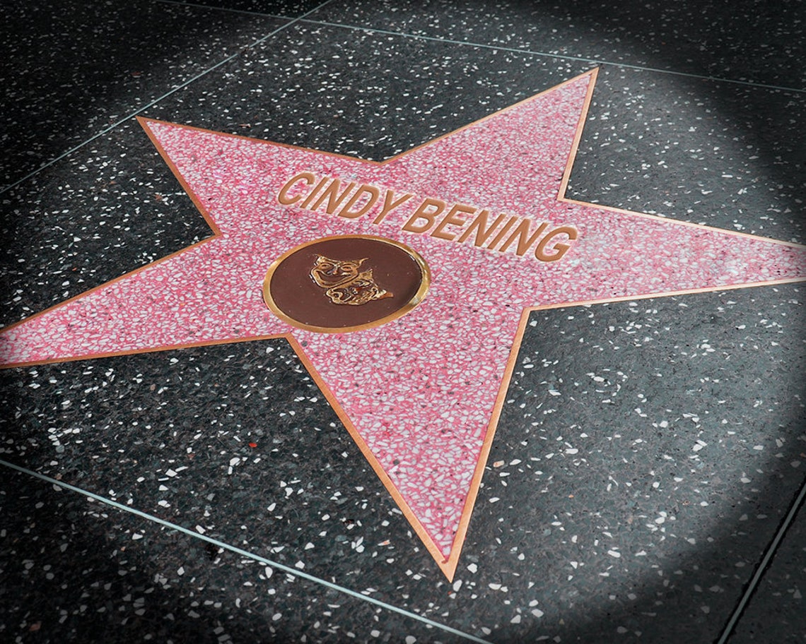 Hollywood Star Personalized Print Unique Gift for Musician or | Etsy