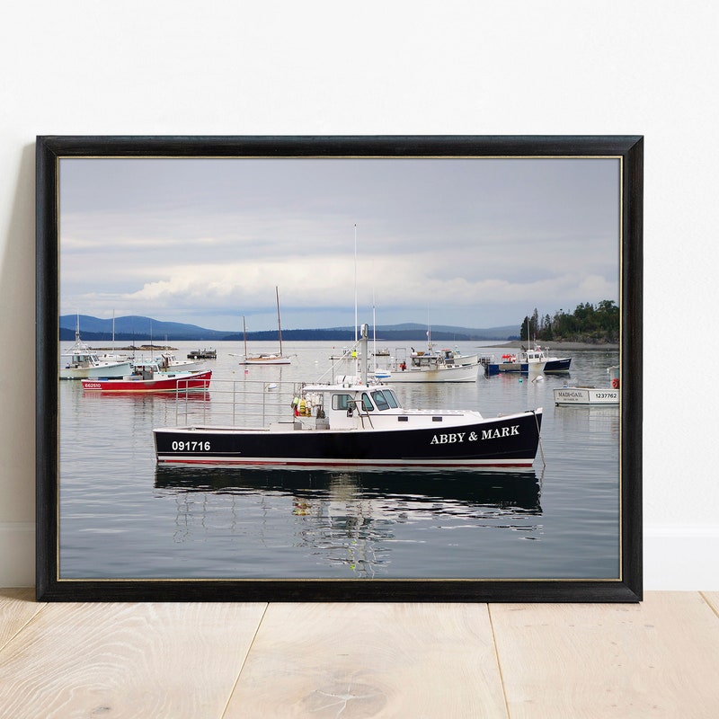 Fishing Boat Print - Etsy