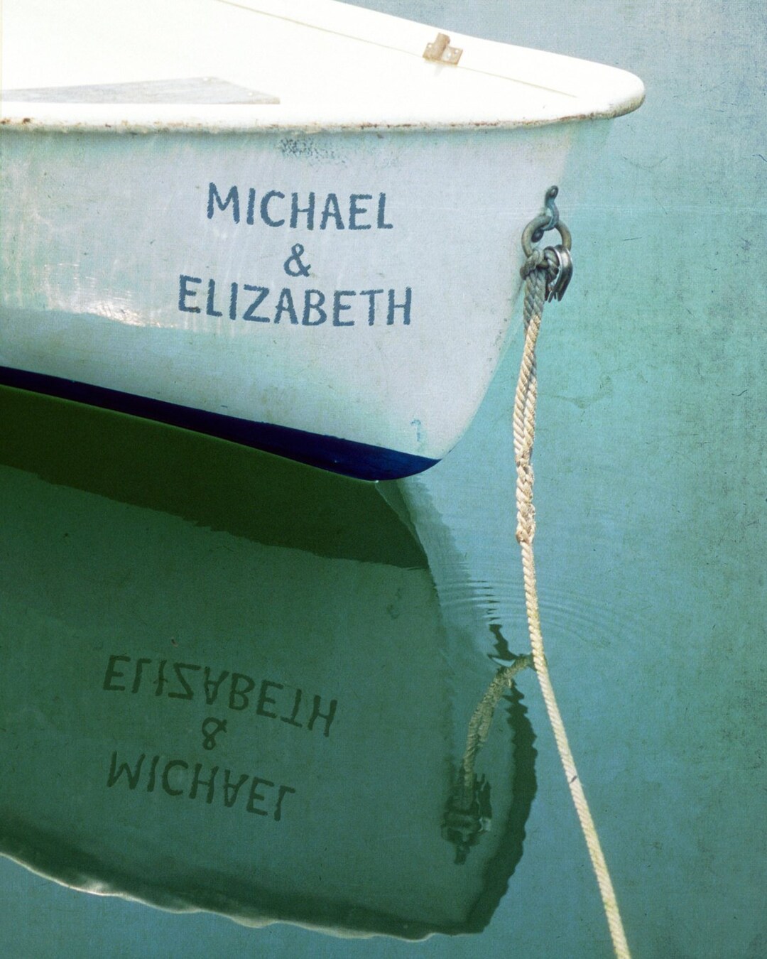 Personalized Boat Print Nautical Gift Ocean Wedding Gift - Etsy