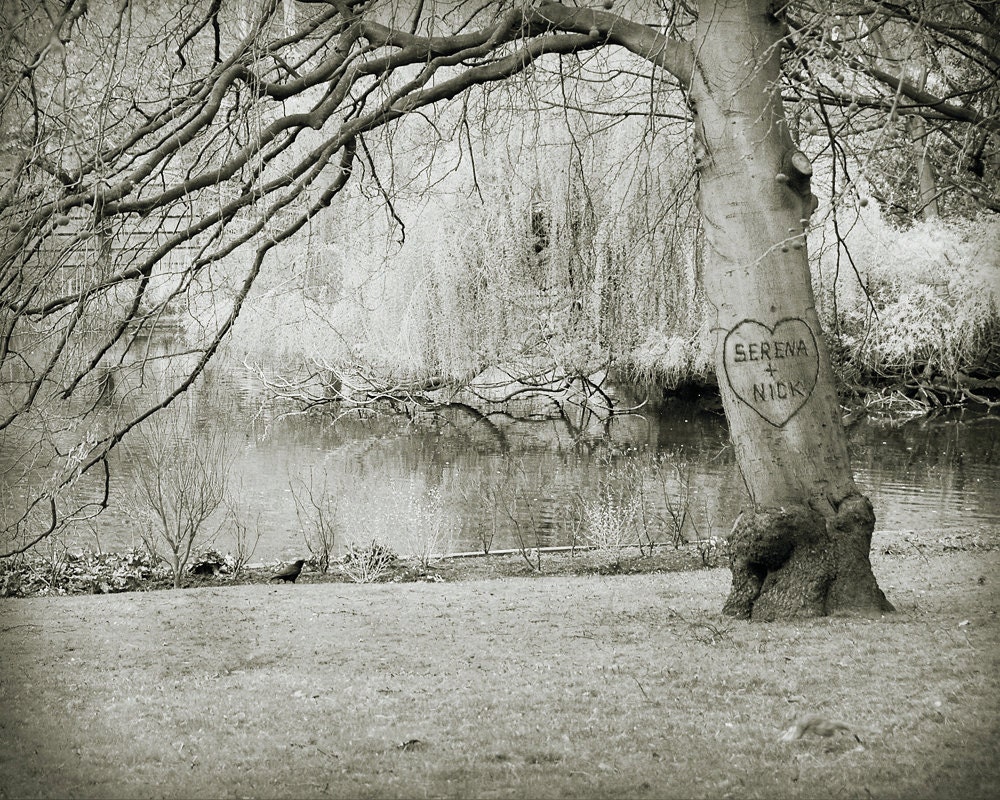Carved Heart Tree Personalized Photo Couples Gift Custom - Etsy Canada