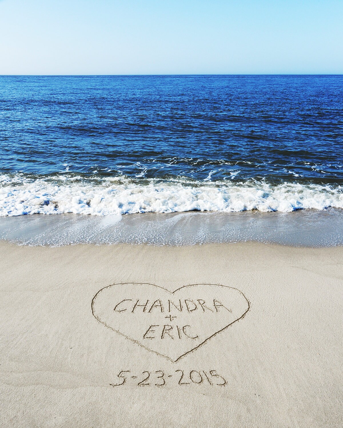 Sand Writing Personalized Print Beach Wall Art Beach Decor | Etsy