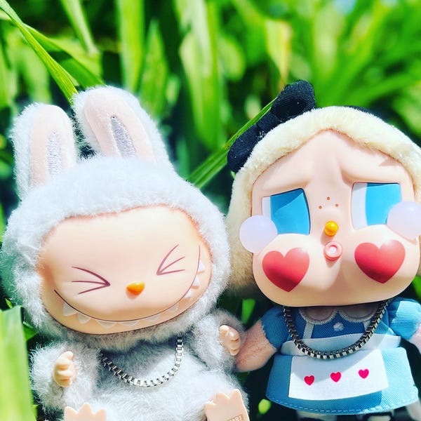 Labubu Vinyl Face - Etsy