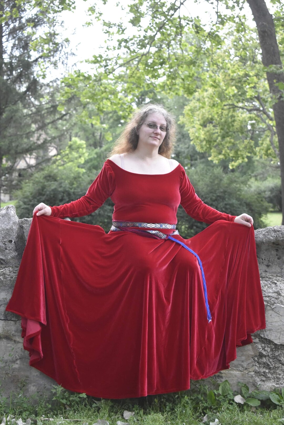 Medieval Women’s Kirtle | Stretch Velvet | Custom Made ...