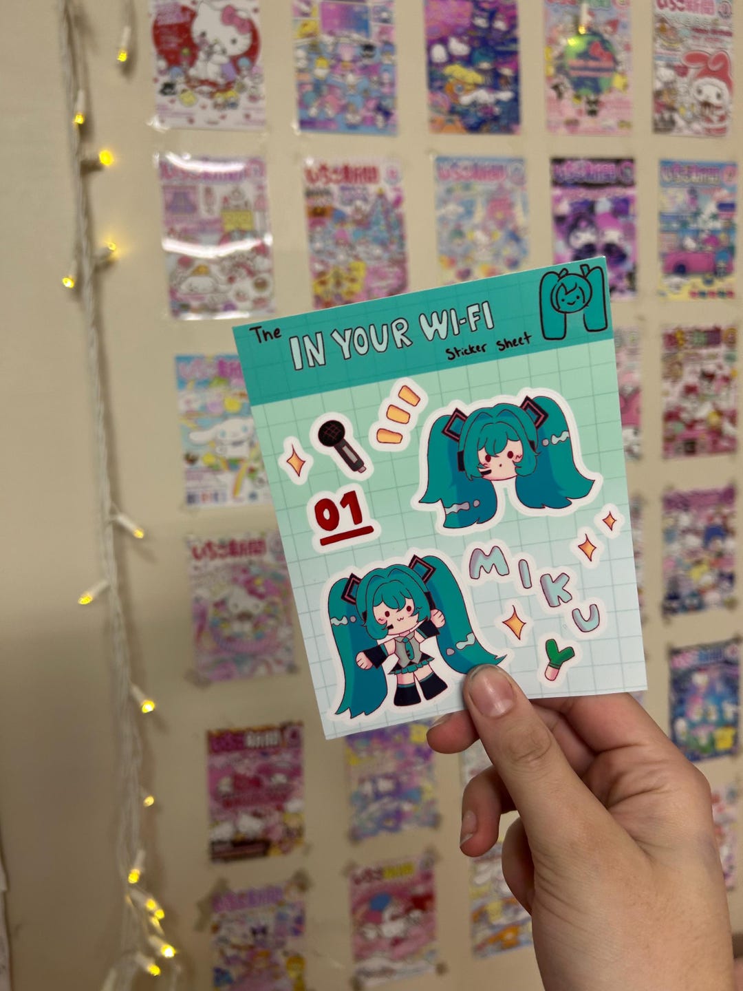 Hatsune Miku in Your Wifi Sticker Pack - Etsy