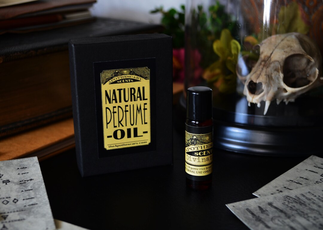 DIVINATION Natural Perfume Oil - Amber, Gardenia, Vetiver, and More ...