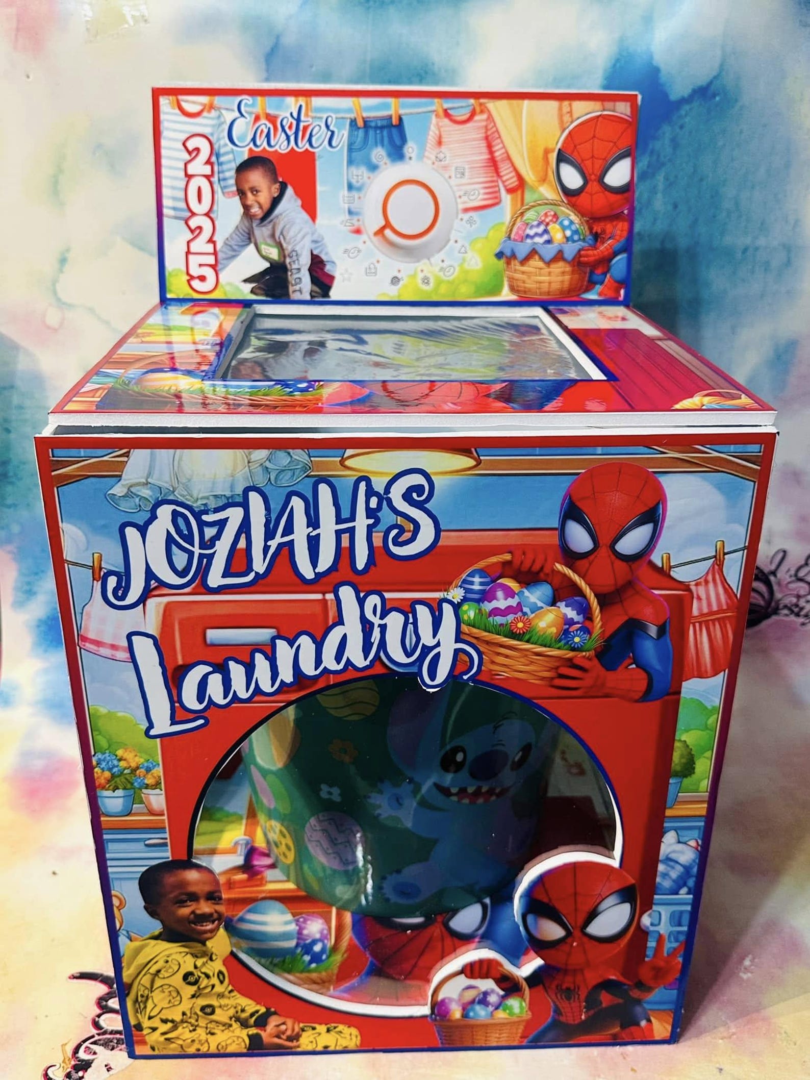 CANVA Spider Easter Washing Machine Template No Physical Product - Etsy