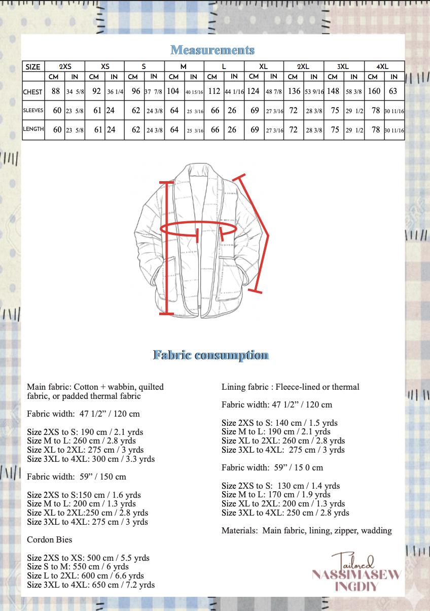 Quilted Patchwork Jacket Sewing Pattern | Relaxed Fit, Beginner ...