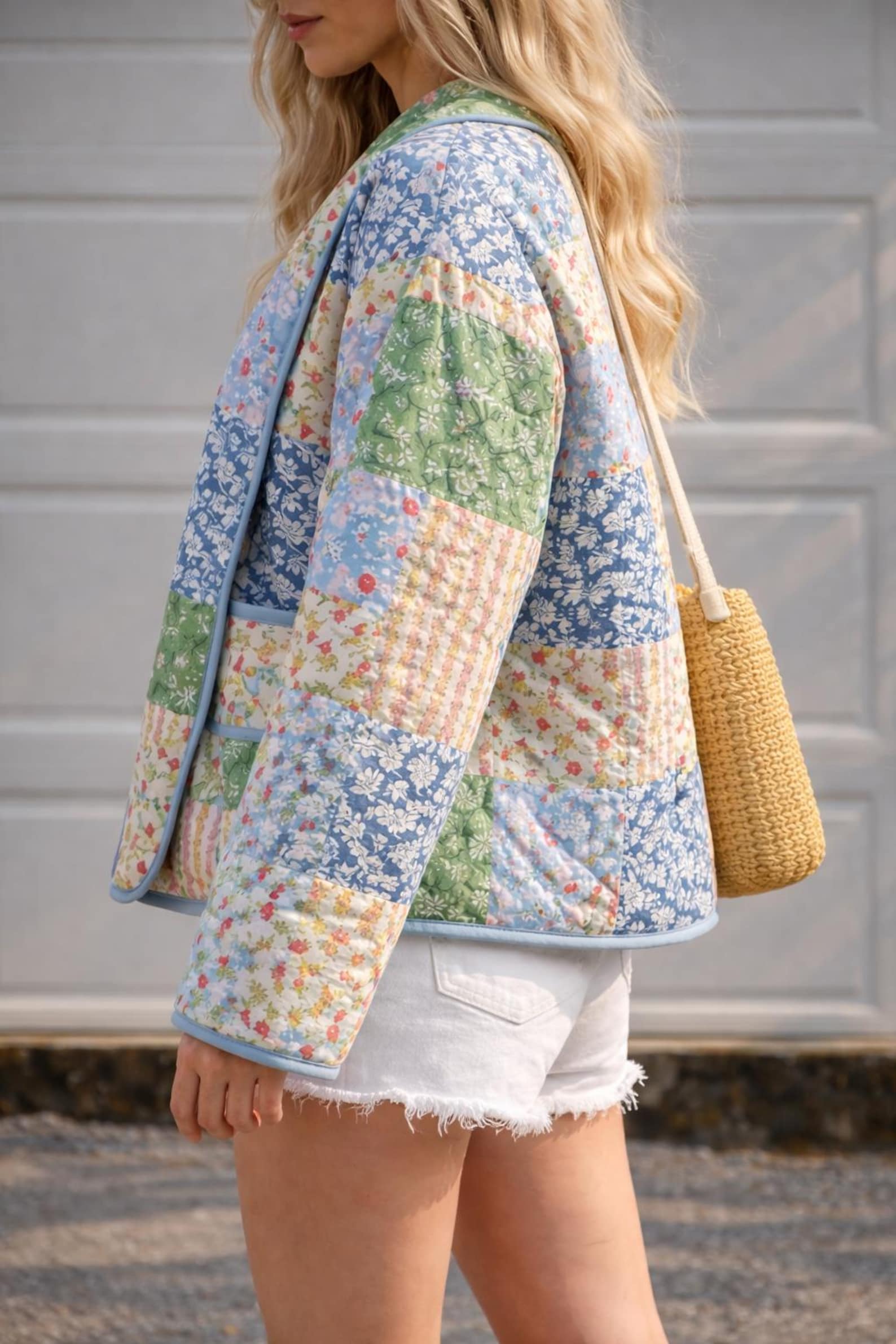 Quilted Patchwork Jacket Sewing Pattern | Relaxed Fit, Beginner ...