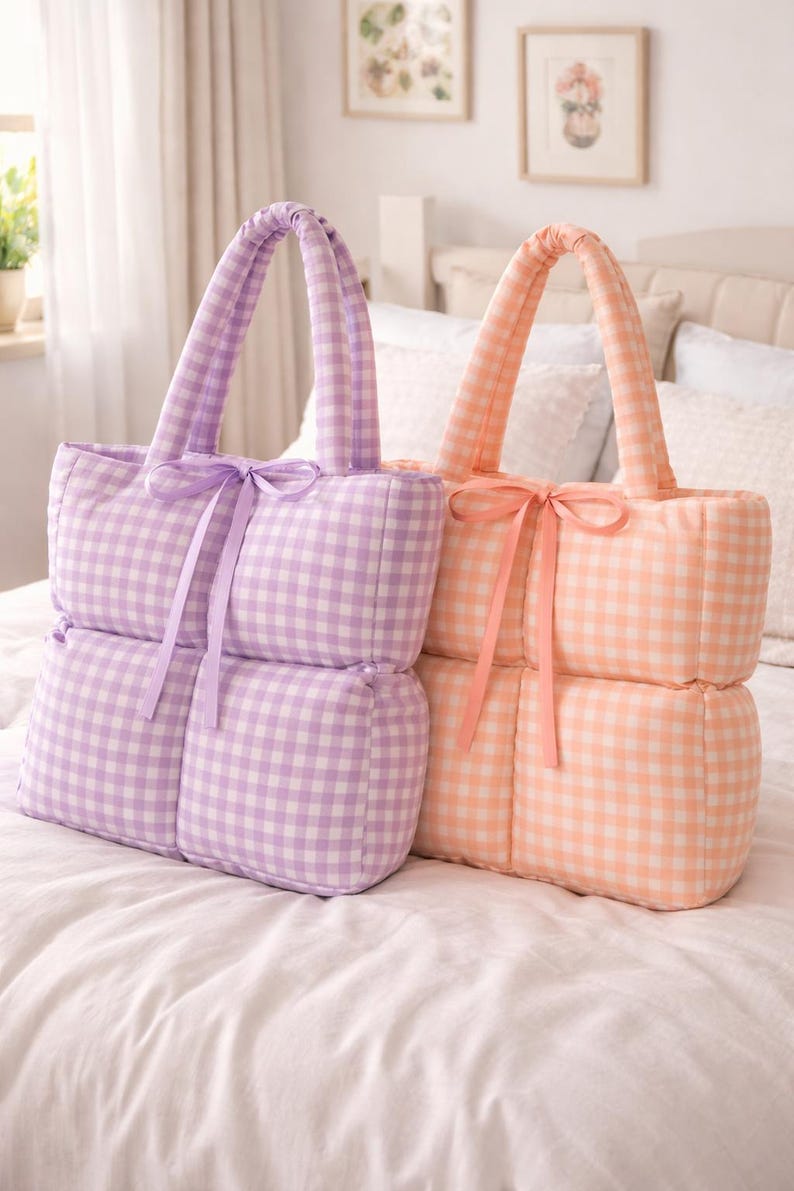 Quilted Tote Bag - DIGITAL PDF PATTERN - Etsy