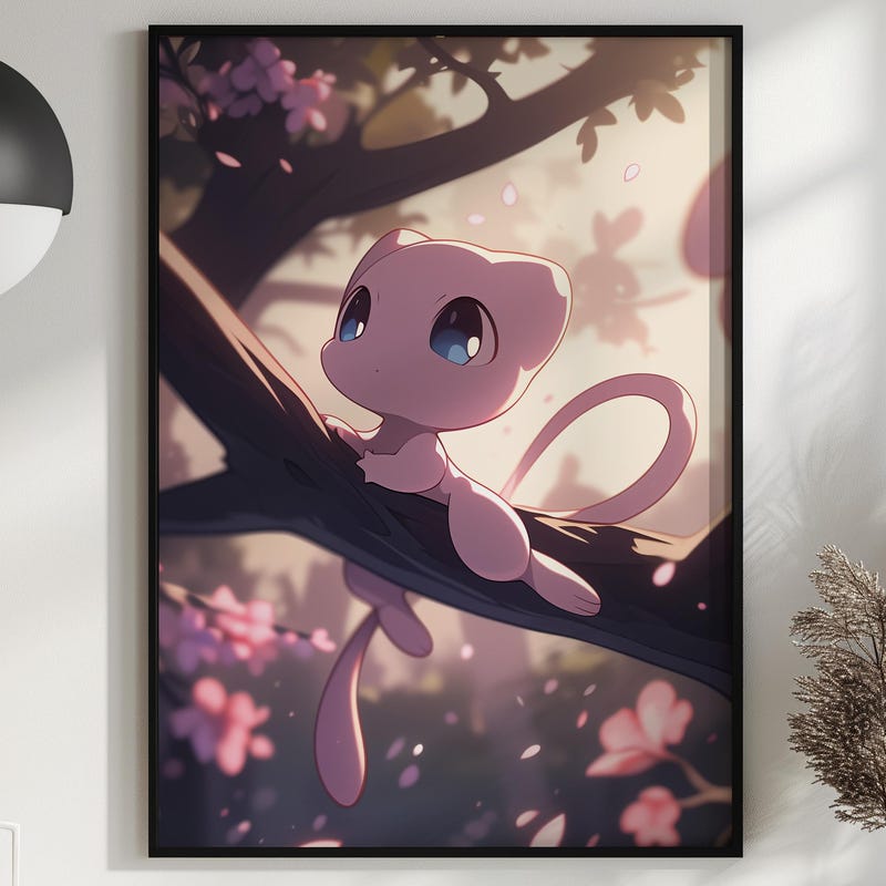 Mew Japanese Art - Etsy